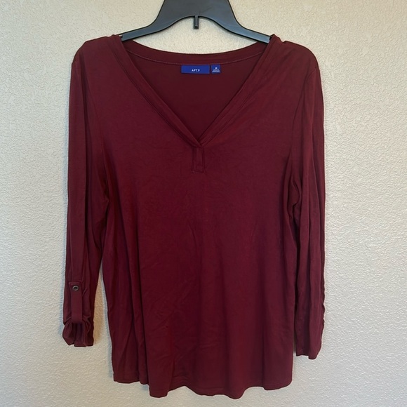Apt. 9 | Tops | Womens Maroon Color Top Size Medium | Poshmark